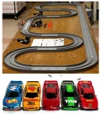 1993 UNUSED TYCO TCR Slotless Slot Car Total Control RACE SET 20ft + 6 ...